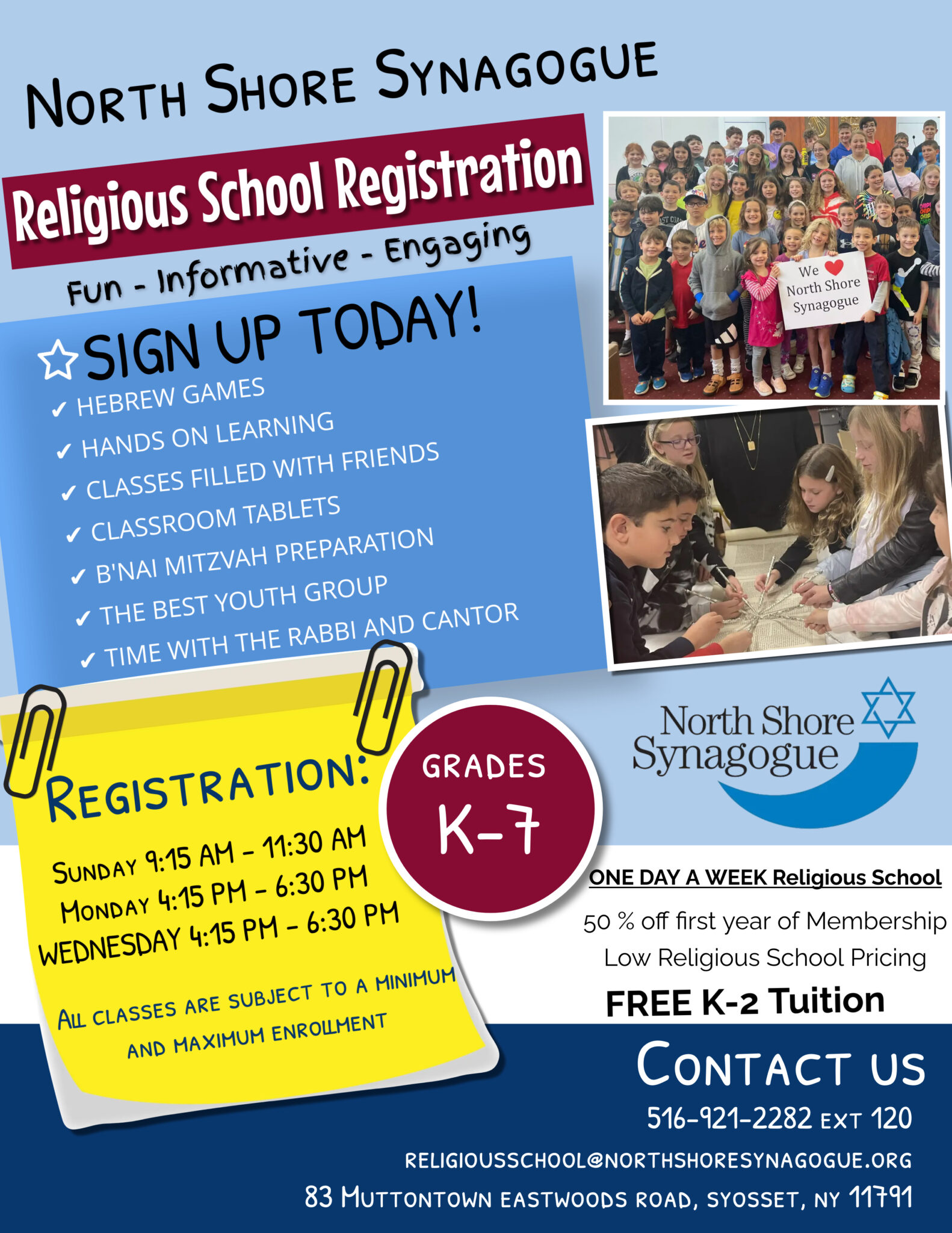 North Shore Synagogue - A Reform Jewish Congregation on Long Island, NY